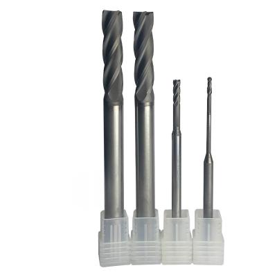 China Diamond Coated CNC Machine Milling Cutter Tools 4 Flute Tungsten Carbide for sale