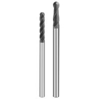 China Diamond Coated Solid Carbide Ball End Milling Cutter for Smooth Graphite Milling Operation for sale