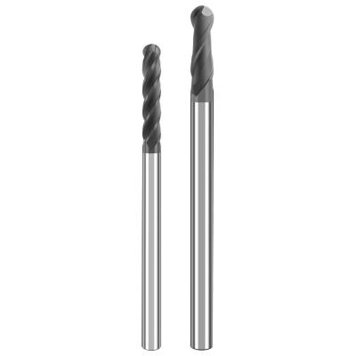 China Diamond Coated Solid Carbide Ball End Milling Cutter for Smooth Graphite Milling Operation for sale