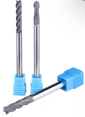 China Professional CNC Milling Cutters Diamond Coated Carbide 2 Flute Ball End Mills for sale