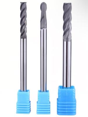 China Precision Diamond Coated Milling Tools 2 Flute Tungsten Carbide CNC Mill Cutter for Smooth Finishing for sale