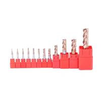 China 4 Flutes Carbide Endmill Milling Cutter with TIALN Coating for CNC Machining of Steel and Hardened Materials for sale