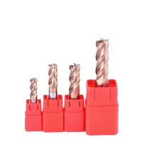 China 4 Flutes Carbide Endmill Milling Cutter with TIALN Coating for CNC Machining of Steel and Hardened Materials for sale