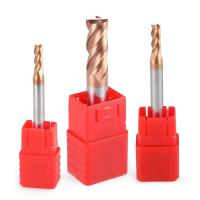 China 1-20mm Diameter Carbide End Mill HRC55 CNC Cutter with TIALN Coating 50-150mm Length for sale