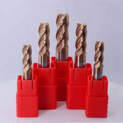 China 1-20mm Diameter Carbide End Mill HRC55 CNC Cutter with TIALN Coating 50-150mm Length for sale