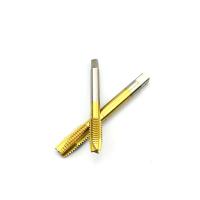 China British Standard M12 HSS Straight Slotted Tap with Titanium Coating for Pipe Threading Applications for sale