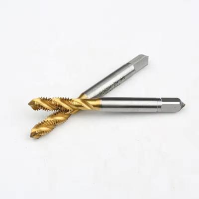 China M12 Stainless Steel Threading Tap with Titanium Coating - High-Speed Tungsten Steel Tool for Alloy Steel for sale