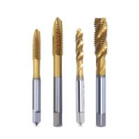 China M12 HSS Titanium Coated Spiral Point Machine Thread Tap for High-Speed Motorized Milling Operations for sale