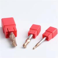 China High Quality HRC55 Carbide Ball Nose End Mill 2 Flute Carbide Cutter End Mill Tools for sale