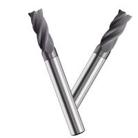 China Carbide Graphite Endmill Diamond Coating Milling Cutter for Graphite Carbon Fiber Ceramic for sale