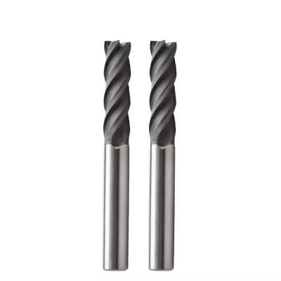 China General High Speed Cutting Solid Carbide End Mill with 4 Flutes and Diamond Coating for sale