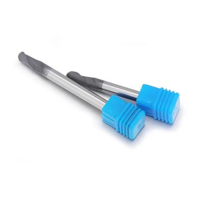 China Metric Carbide Milling Cutter 2 Blade Hard Steel Cutting Tools for Heavy-Duty Cutting for sale