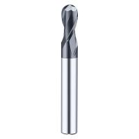 China Solid Carbide 2-Flutes Ball Nose End Mill Customizable and for Precision Cutting for sale