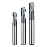 China Solid Carbide 2-Flutes Ball Nose End Mill Customizable and for Precision Cutting for sale