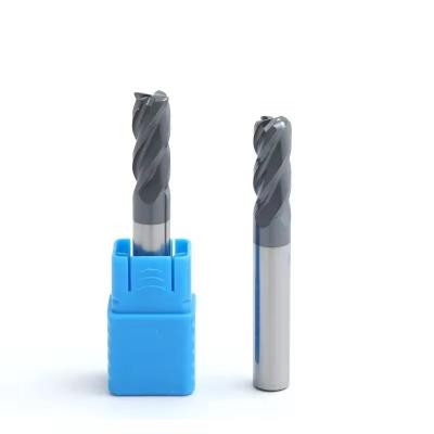 China U-Slot Four Edge Tungsten Steel High Carbide Round Nose Milling Cutter Dynamic High Efficiency Coarse Stainless Steel Special for sale