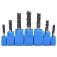 China 4F Flute Tungsten Carbide Milling Cutter with High Hardness for sale