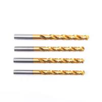 China Titanium Coated HSS Drill Bit Set - Straight Shank Twist Drills for Wood, Plastic & Metal Applications for sale