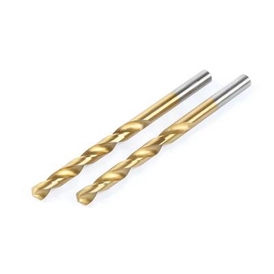 China HSS Metal Drill Bits Cobalt Titanium HSS Straight Shank Twist Drill for Metal Drilling for sale