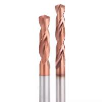 China Carbide Twist Drill Tialn Coated Uncoated Metal Drill Bit 3xd 5xd for Cutting Aluminium Stainless Steel for sale
