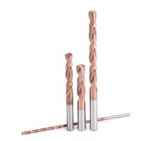 China Solid Carbide Twists Drill Bit Tungsten Steel Drill Fixed Handle Coated for sale