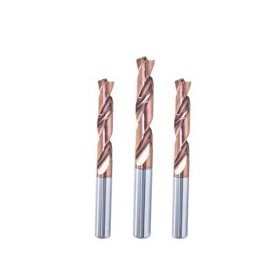 China Tungsten Solid Carbide Twist Drill Bit Long HRC55 Carbide Drill Bits for sale