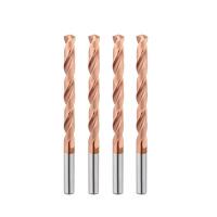 China Straight Shank Carbide Twist Drill Bit Acceptable Customized Size for sale