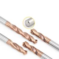 China Straight Shank Carbide Twist Drill Bit Acceptable Customized Size for sale