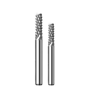 China 3.175 mm-12 mm Solid Carbide Corn End Mill Carbide Corn Teeth Milling Cutter for sale