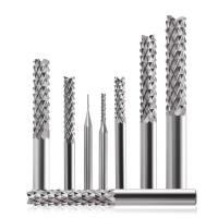 China PCB Corn Milling Cutter Solid Carbide PCB Corn End Mill Bits Steel PCB End Mill CNC Cutting Milling Tools for sale