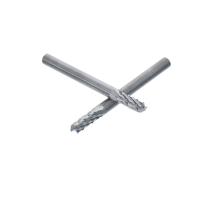 China Endmill 1mm Corn Teeth End Mill Solid Carbide End Mill 0.5 mm PCB Milling Cutter for sale
