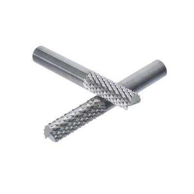 China Corn Face End Mill 4 Flutes Corn Teeth Carbide Milling Cutter Maize Milling Cnc Tools for Fibre Board for sale
