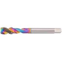 China Precision 2-Flute Spiral Tap for Machine Cutting Cobalt-Containing Colored Coated for Aluminum Milling Machine Tool for sale