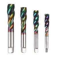 China Precision 2-Flute Spiral Tap for Machine Cutting Cobalt-Containing Colored Coated for Aluminum Milling Machine Tool for sale