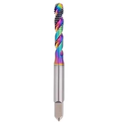 China Aluminum Special Fine Teeth Tap High Cobalt Color Screw Tap Suitable for Cutting Stainless Steel Tool for sale