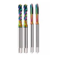 China HSSE Spiral Fluted Taps M7-M12 for Aluminum Machine Screw Threading with Coating for sale