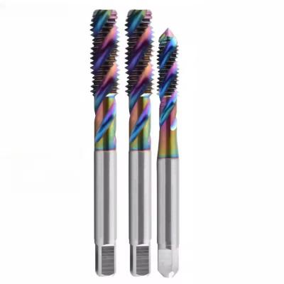 China HSSE Spiral Fluted Taps M7-M12 for Aluminum Machine Screw Threading with Coating for sale