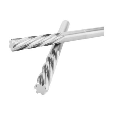 China Uncoated or DLC Coating H7 H8 Extended Tungsten Steel Spiral Reamer for Durable Performance for sale