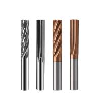 China 1-20mm Diameter Solid Tungsten Carbide CNC Straight Groove Reamer Coating Machine Tool Length 50-150mm Standard Flutes for sale