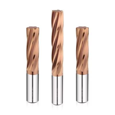 China Solid Tungsten Carbide CNC Straight Groove Reamer for Precision Machining Diameter 1-20mm Copper Material for sale