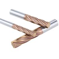 China Solid Tungsten Carbide CNC Straight Groove Reamer for Precision Machining Diameter 1-20mm Copper Material for sale