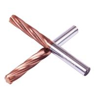 China Aluminum Alloy High Precision Solid Carbide Reamer with Spiral Flute Coating for sale