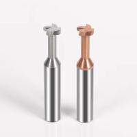 China Precision HRC55 Solid Carbide T-Slot Cutter for Metalworking Applications 4 Flute 50-150mm Tool Length for sale