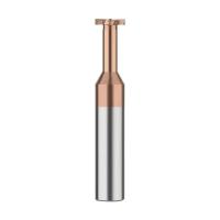 China Precision HRC55 Solid Carbide T-Slot Cutter for Metalworking Applications 4 Flute 50-150mm Tool Length for sale