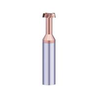 China Precision HRC55 Solid Carbide T-Slot Cutter for Metalworking Applications 4 Flute 50-150mm Tool Length for sale