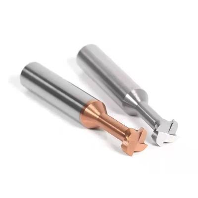 China Precision Milling T-Slot End Mill with Straight Shank and 4 Flutes Professional Cemented Carbide Tool for sale