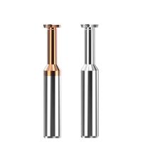 China Straight Shank Durable 4T Flute T-Type End Mill Cutter for T-Slot Machining for sale
