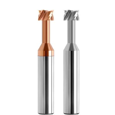 China 50-150mm Tool Length Straight Shank Solid Carbide End Mill for Cemented Carbide T-Slot Milling Tools for sale