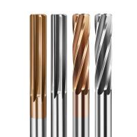China KM Hard Coated Spiral Reamer 45-65HRC for Precision Drilling for sale