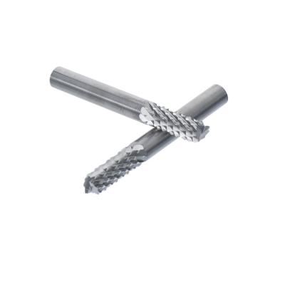 China Solid Carbide Corn Milling Cutter PCB End Mill with D1-D20 Size and 45HRC Hardness for CNC Process for sale