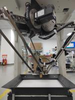 China High Precision ±0.05mm AI Vision Guided Delta Robot for 3000-4500 pcs/h Small Material Handling for sale